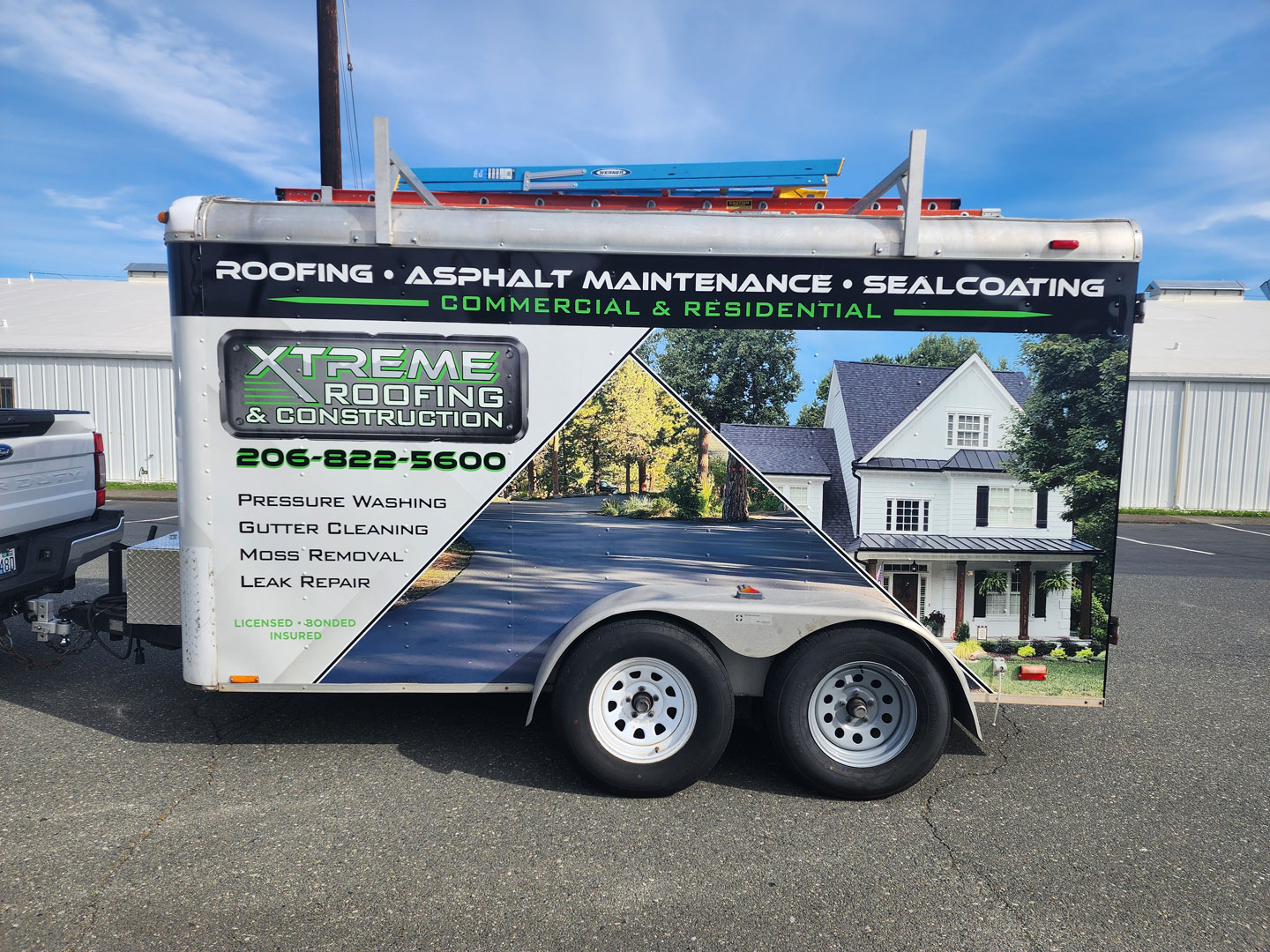 Roofing Vehicle Wraps | Vinyl Lab Wraps